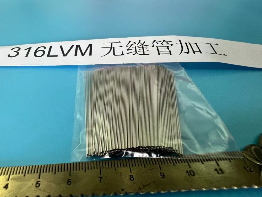 316LVM capillary for body implants cardiovascular stent UNS S316LVM